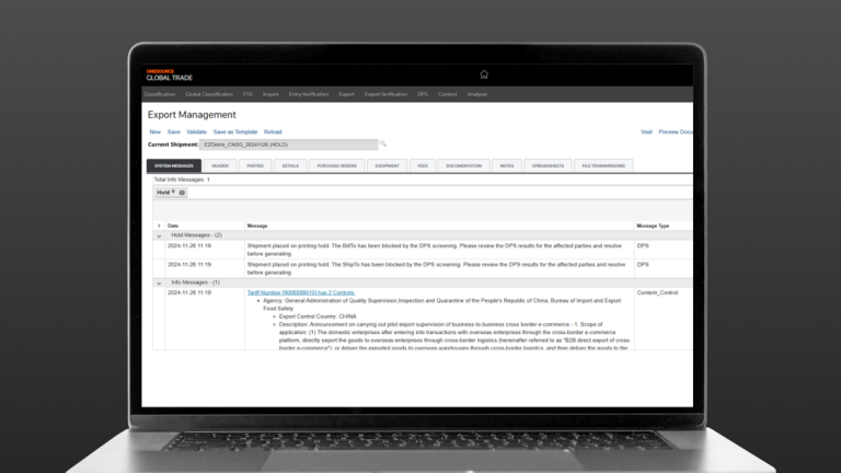 Request a demo - ONESOURCE Export Management | Australia | Thomson Reuters