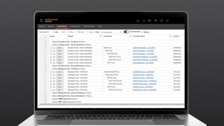 ONESOURCE Trusts - Trust Tax Return Software | Australia | Thomson Reuters