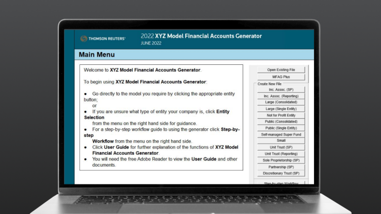 XYZ Model Financial Accounts: Save time on financial reporting ...